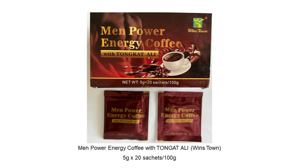 Men Power Energy Coffee with TONGAT ALI 5g x 20 sachets/100g - Souq-me